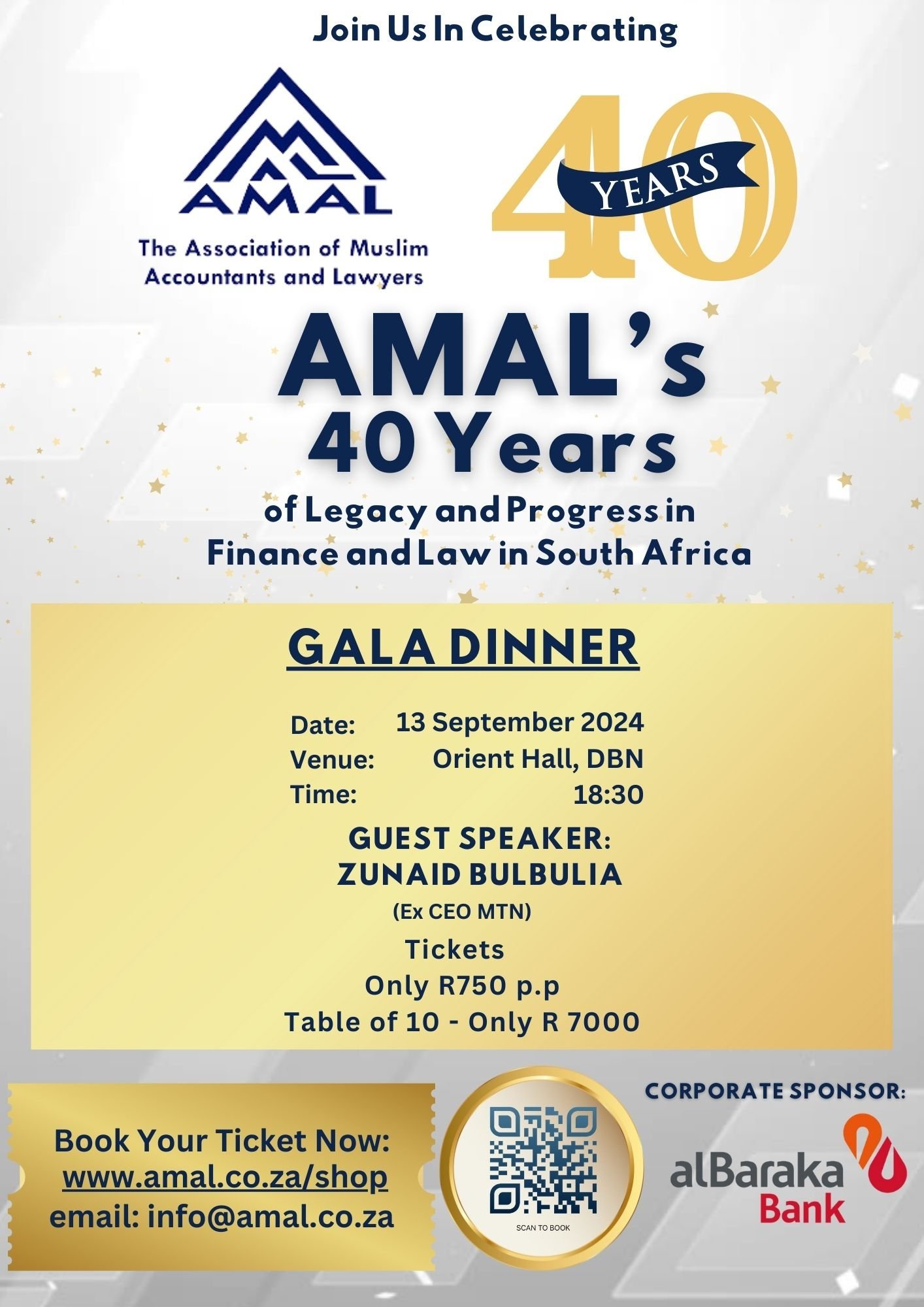 AMAL’s 40th Anniversary | AMAL